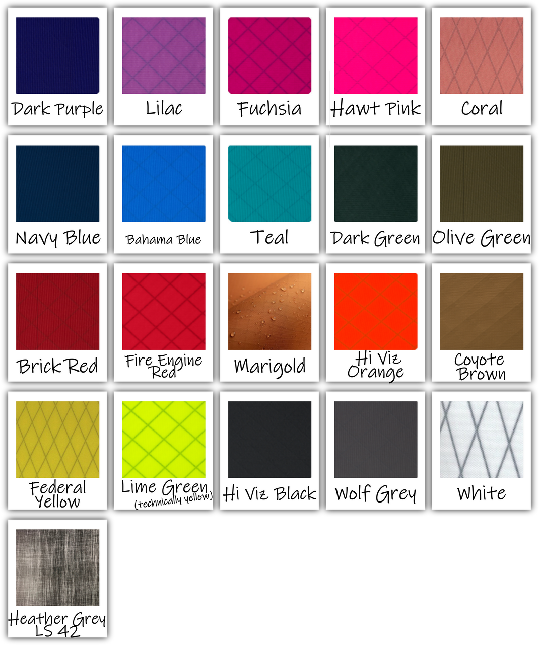 Fabrics and Colors – Jack's Sacks